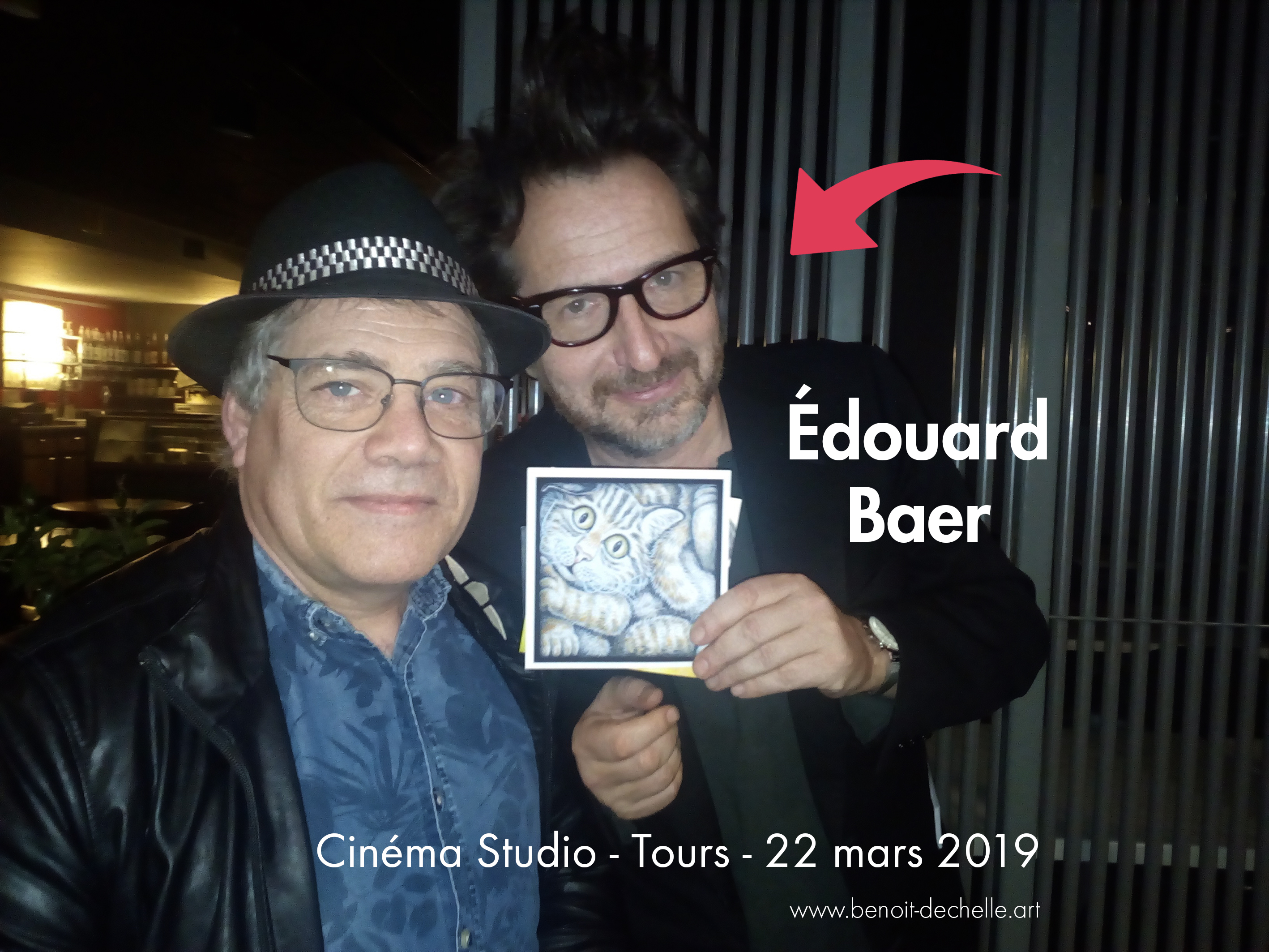 Rencontre-Edouard-Baer-Benoit-Dechelle-Cinema-Studio - Benoît Déchelle